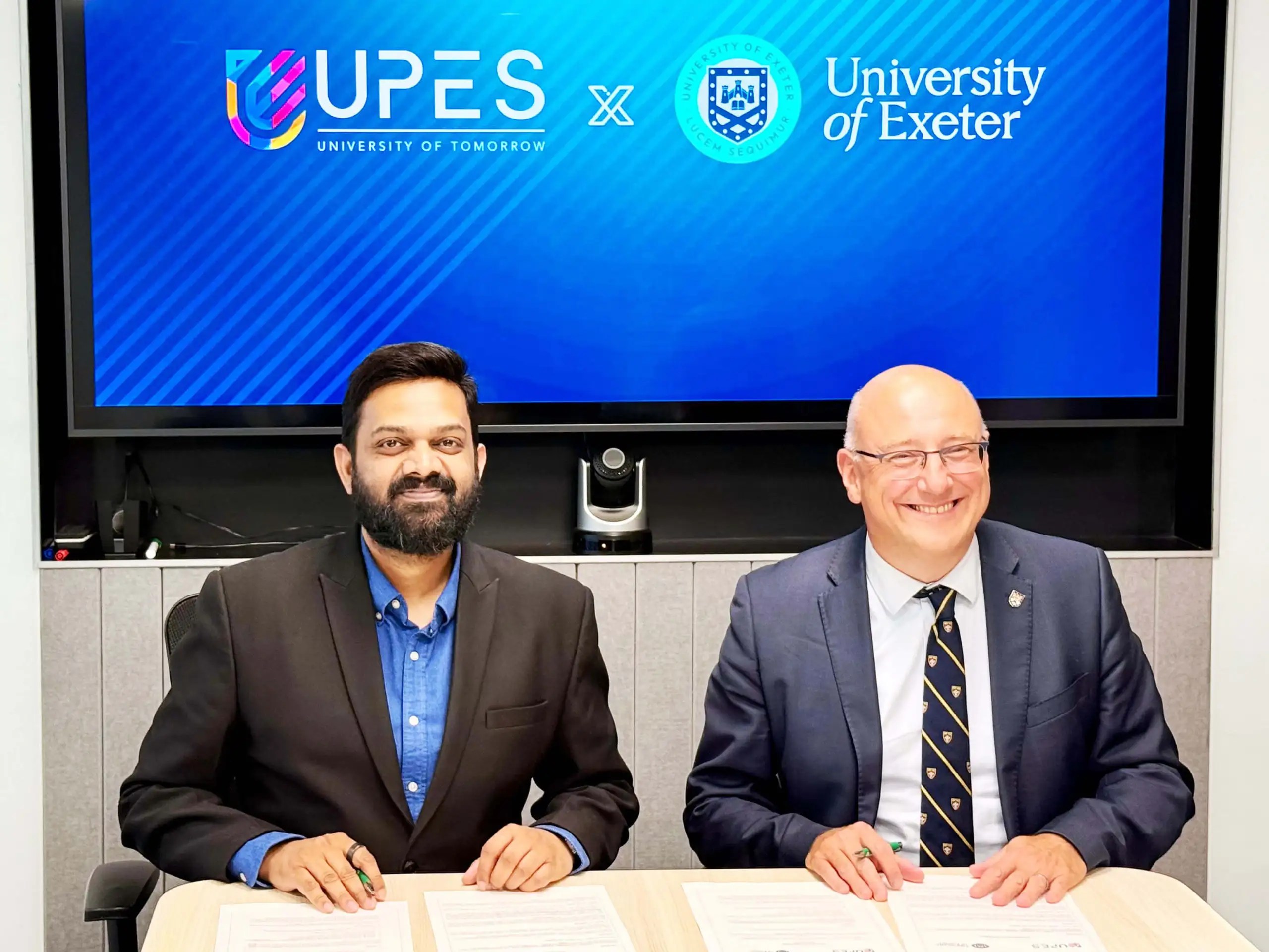 UPES signs MoU with University of Exeter to strengthen global academic ...